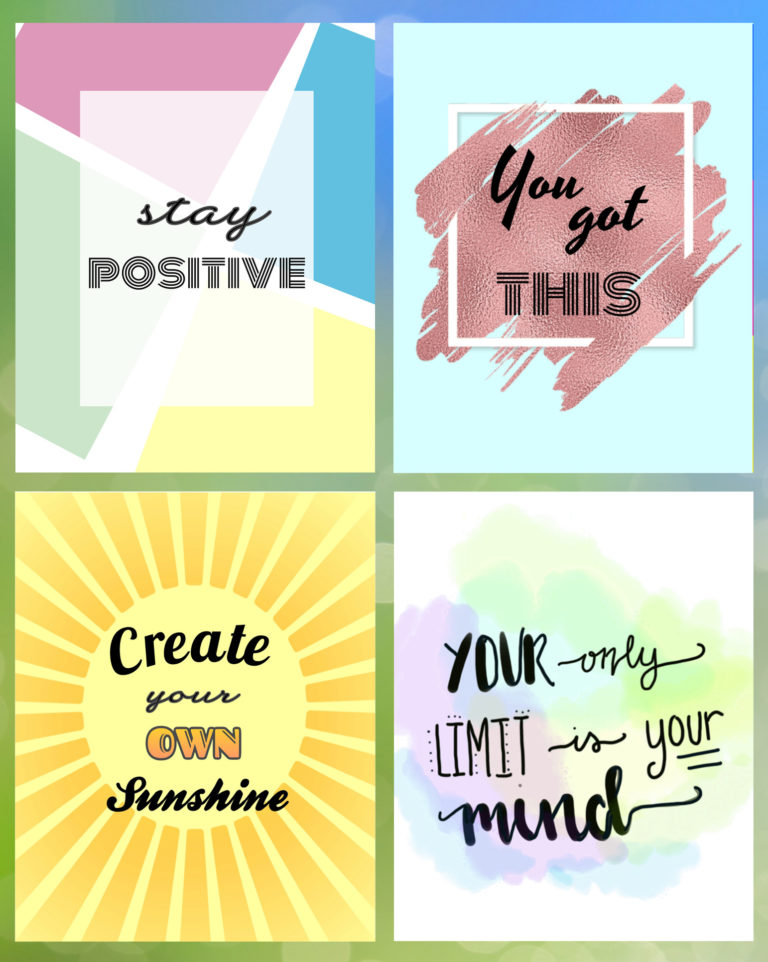 40 Positive Posters for Kids - A Fine Parent